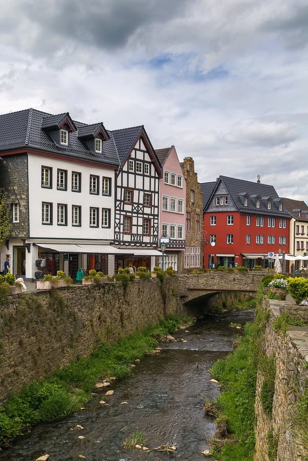 Erft River in Bad Munstereifel, Germany Stock Photo - Image of europe ...