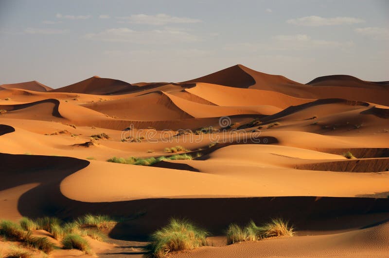 Erg Chebbi stock image. Image of orange, atraction, sunny - 27473273