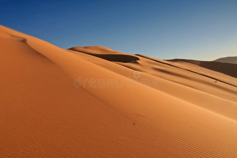 Erg Chebbi sand dunes stock image. Image of merzouga, extreme - 2234645