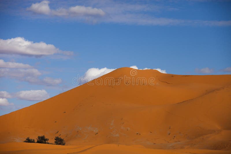 Erg chebbi sand dunes stock photo. Image of dunes, peak - 54656514