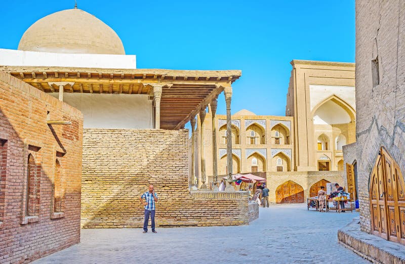 Ergens in Khiva redactionele fotografie. Image of koepel - 62741647