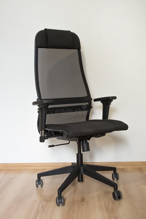 Ergonomic Adjustable Office Chair for Back Support Stock Image - Image ...