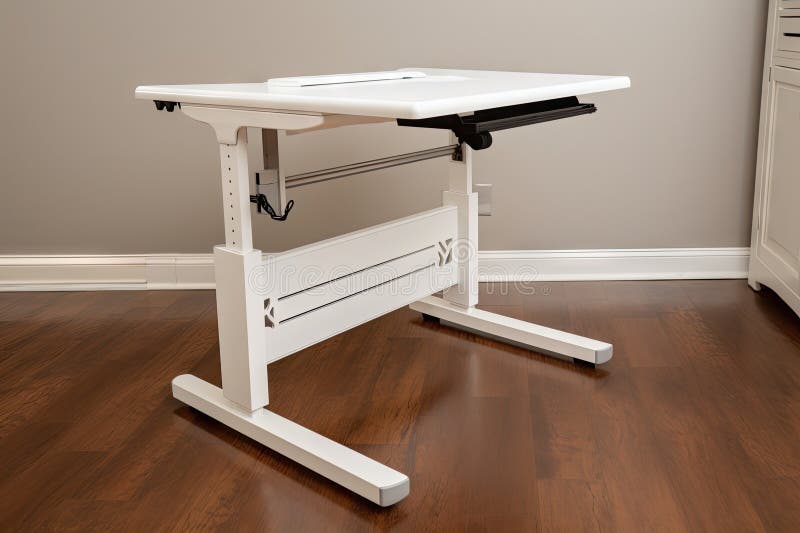 Ergonomic Desk with Adjustable Height, Position, and Tilt Stock ...
