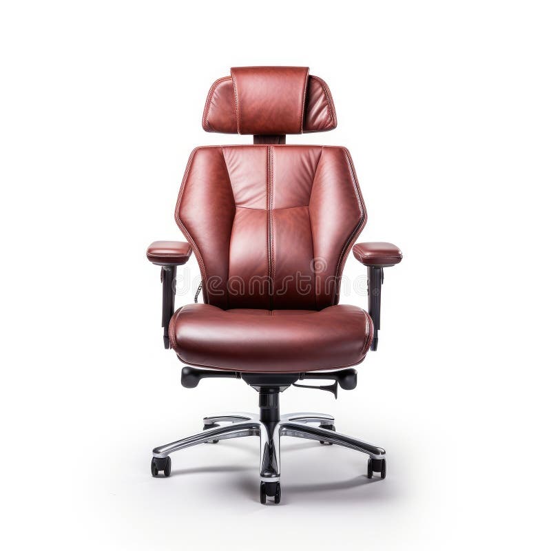 Ergonomic Leather Office Desk Chair with Adjustable Settings for ...