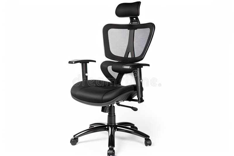 Ergonomic Office Chair with Adjustable Height and Tilt, Plus Armrests ...