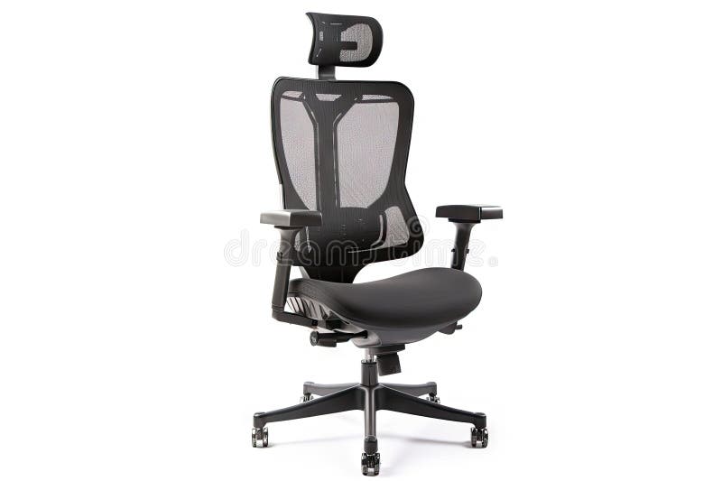 Ergonomic Office Chair with Adjustable Height and Tilt, Plus Armrests ...
