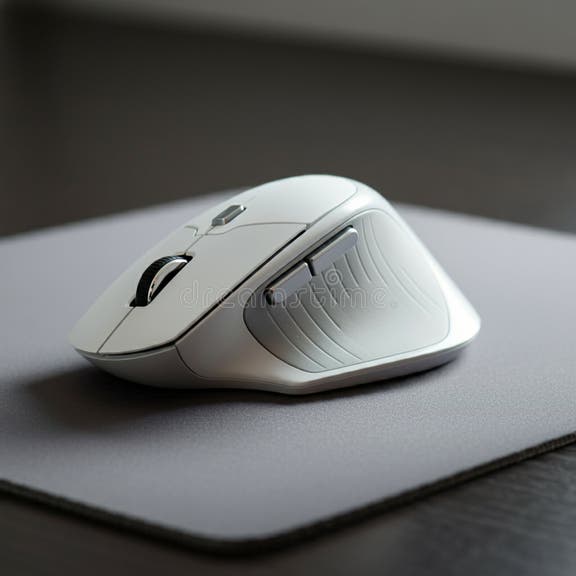 Ergonomic Wireless Computer Mouse, Light Gray with Sleek Design ...