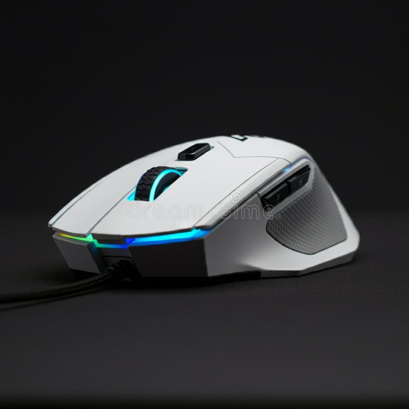 Ergonomic Wireless Mouse on a Desk – Technology and Productivity ...