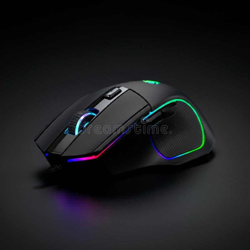 Ergonomic Wireless Mouse on a Desk – Technology and Productivity ...