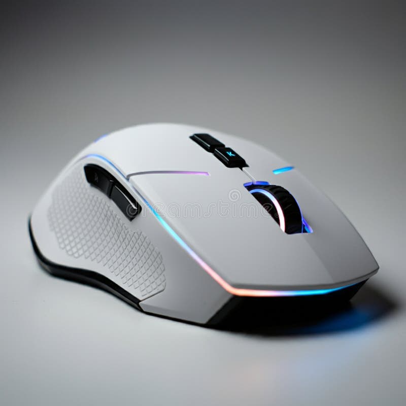 Ergonomic Wireless Mouse on a Desk – Technology and Productivity ...