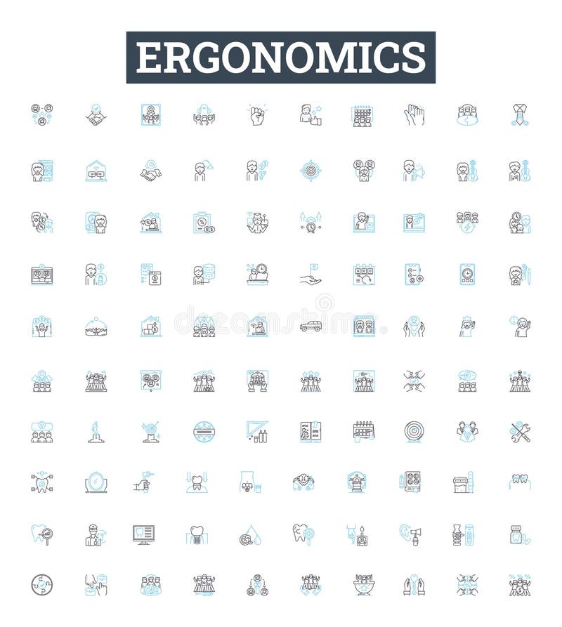 Ergonomics Symbols Stock Illustrations – 142 Ergonomics Symbols Stock ...