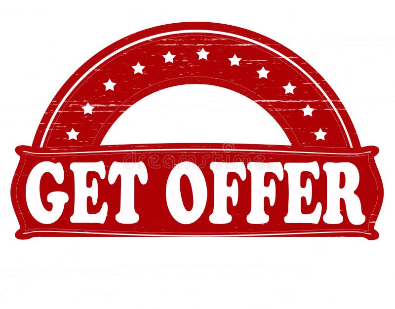 Erhalten Sie Angebot stock abbildung. Illustration von erhalten - 109892094