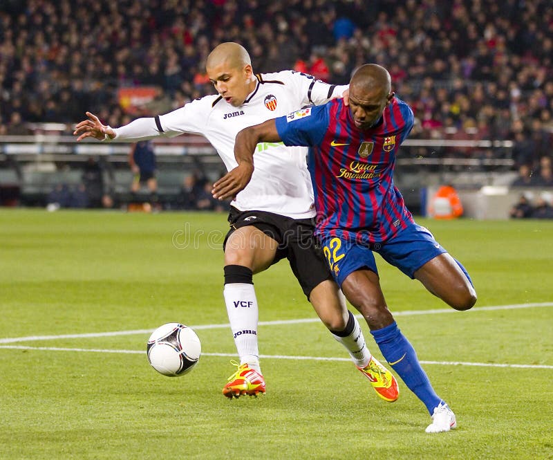 Eric Abidal of FC Barcelona Editorial Stock Image - Image of eric ...