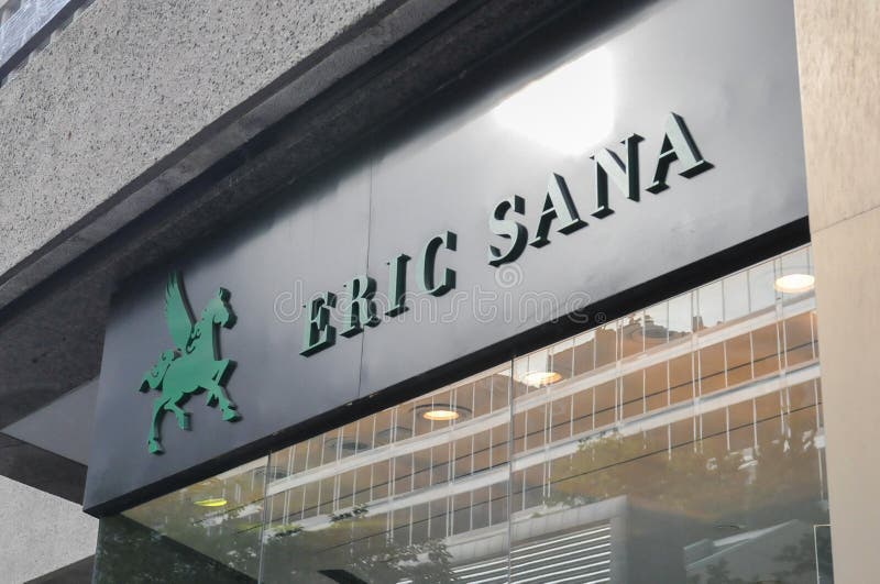 Eric Sana company sign editorial image. Image of eric - 368813425