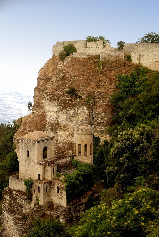 Erice (Sicily) stock photo. Image of maiorana, italy - 20455900