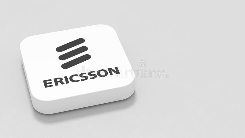 Ericsson App Icon on Gray Background with Copy Space Editorial Stock ...