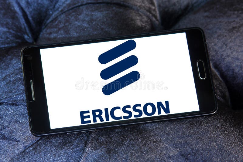 Ericsson logo editorial stock image. Image of popular - 99397814