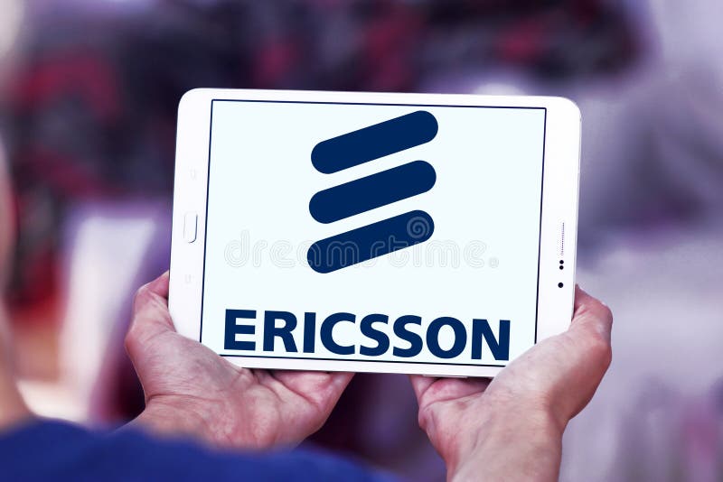 Ericsson logo editorial stock image. Image of popular - 99397814