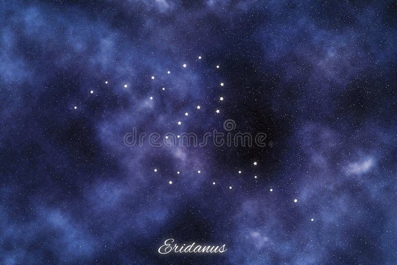 Eridanus Star Constellation, Brightest Stars, Celestial River ...