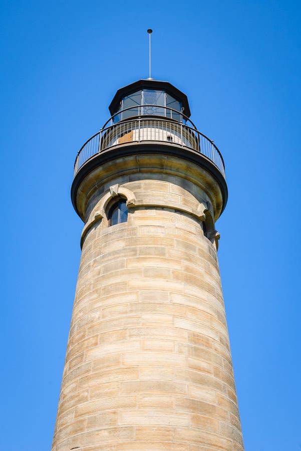 Erie Land Light stock image. Image of erie, park, land - 68627903