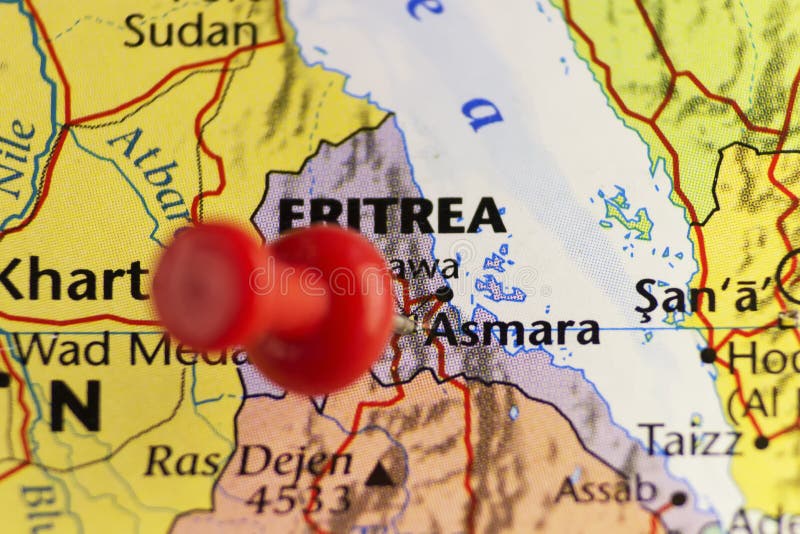 Eritrea, Country Was Part of Ethiopia Stock Illustration - Illustration ...