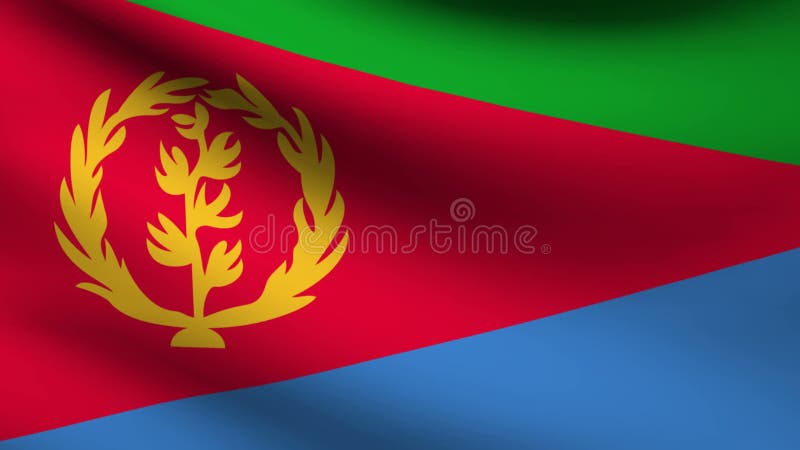 Eritrea flag stock footage. Video of anseba, eritrea - 43026012