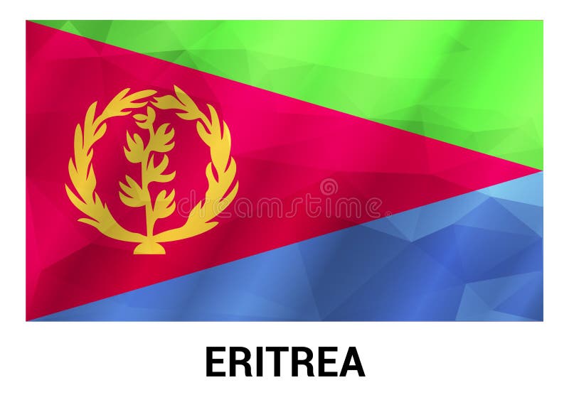 Eritrea Flags Design Vector Stock Vector - Illustration of border ...