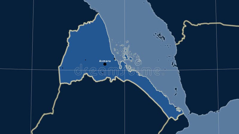 Eritrea - Solid. Composition, Borders Stock Illustration - Illustration ...