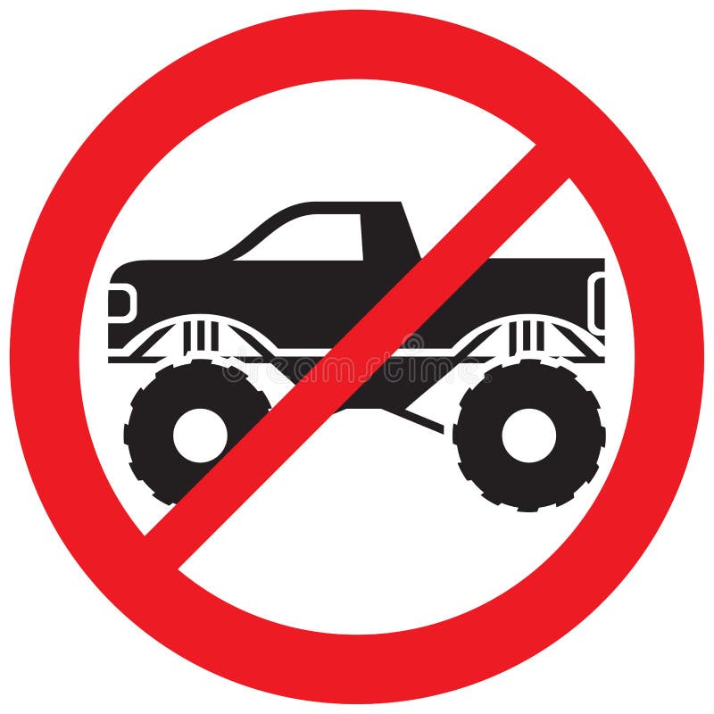 LKW Erlaubte Verkehrsschild Stock Abbildung - Illustration von fahrzeug ...