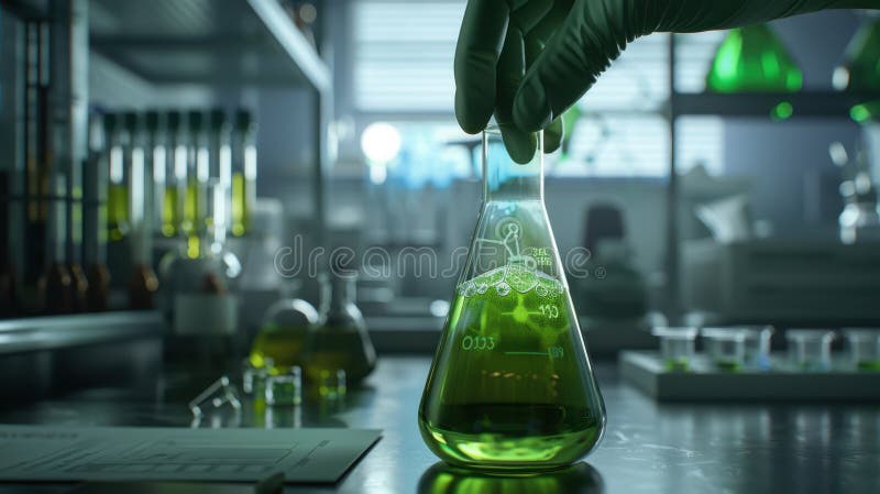 The Erlenmeyer Flask. AI Generated Stock Photo - Image of healthcare ...