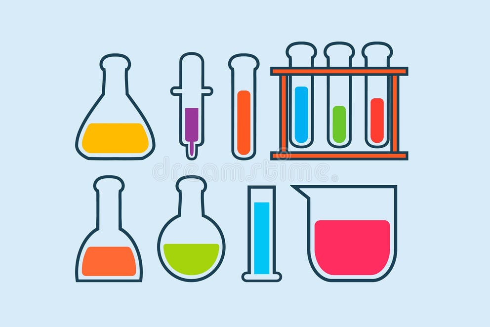 Erlenmeyer Flask Design Vector Flat Isolated Illustration Stock Vector ...