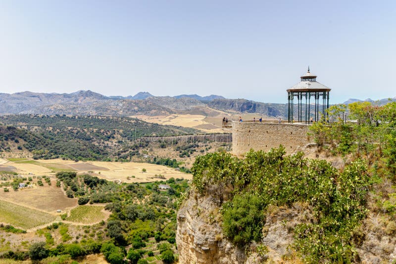 Ernest Hemingway-Betrachtungspunkt in Ronda Stockfoto - Bild von bild ...