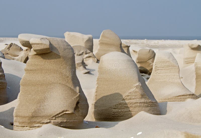 Erosion of sand stone stock image. Image of erosion, landscape - 40570095