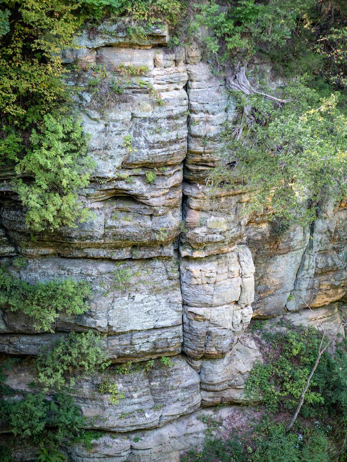 Eroded Cliff Wall stock image. Image of scenery, rock - 225291557
