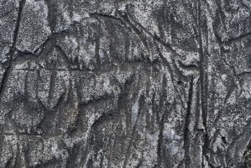 Eroded Concrete Pavement stock image. Image of battered - 79594501