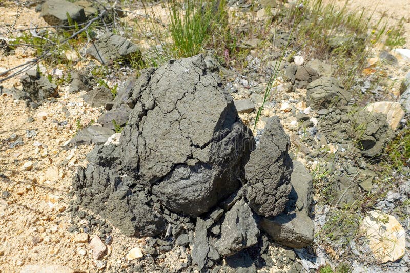 Eroded and Crumbling Rocks, Fragmentation of Rocks, Rock Types Stock ...