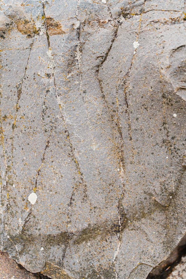 Eroded and Decayed Rock Stone Texture with Cracks and Grooves Stock ...