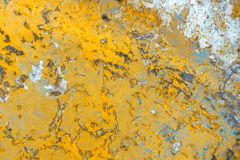 Eroded Metal Texture with Black Paint Smudges, Abstract Grunge ...