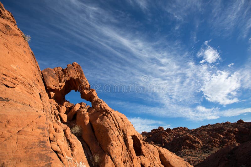 Rock Erosion Example in Joshua Tree National Park California Stock ...