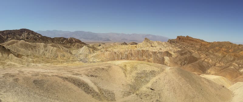 Eroded Ridges Death Valley National Park Stock Photo - Image of desert ...