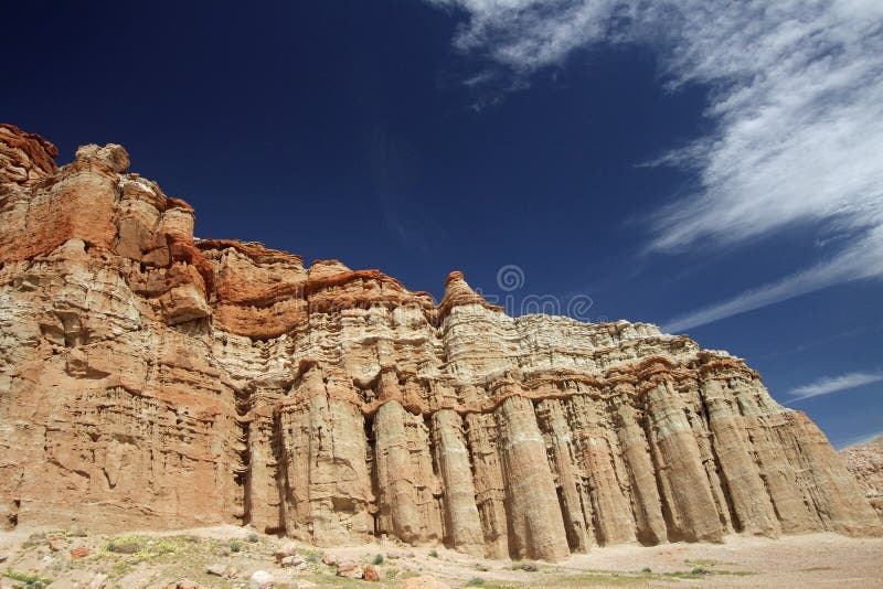 Eroded Rock Formation stock photo. Image of buckskinman - 52363532