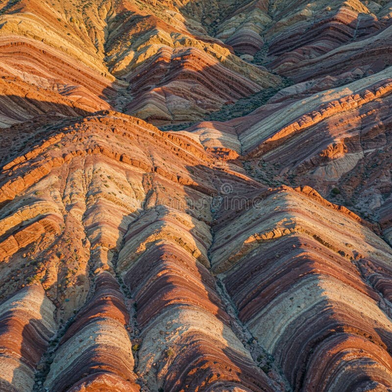 Eroded Sandstone Formations Display a Captivating Array of Layered ...
