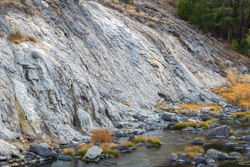 Eroding Cliffs on the Edge of Indian Creek in California, USA Stock ...