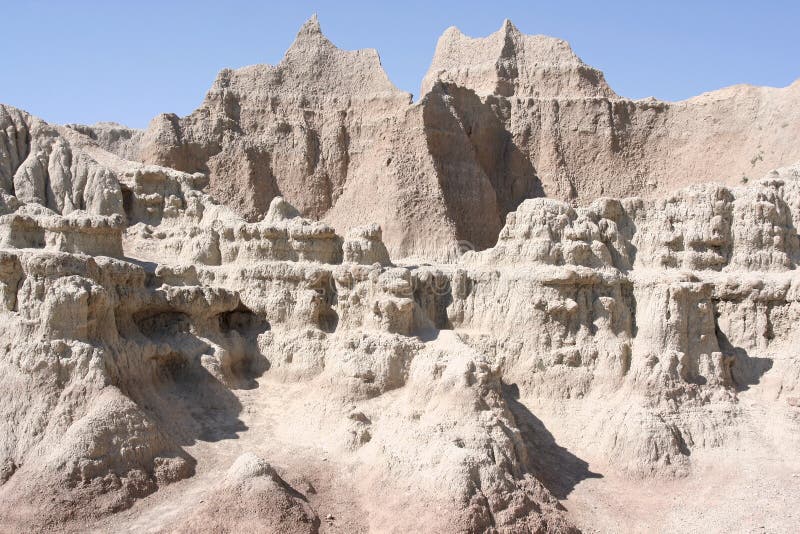Eroding Rock Formations stock image. Image of badland - 21790249