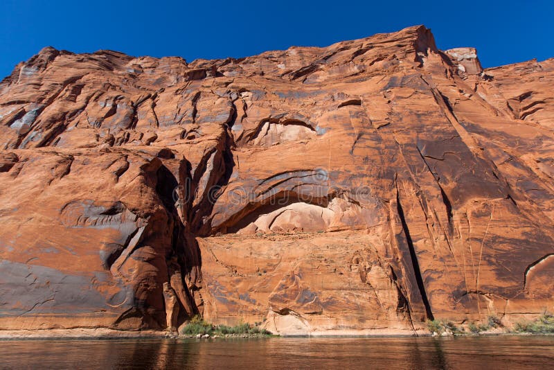 Eye Shaped Sandstone Arch stock photo. Image of landscape - 19543536