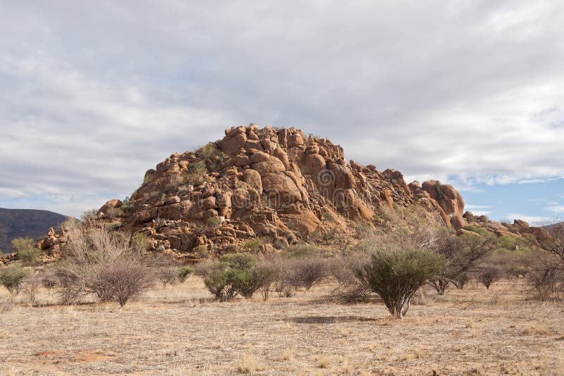 Erongo-Berge, Namibia stockfoto. Bild von himmel, landschaft - 64230592