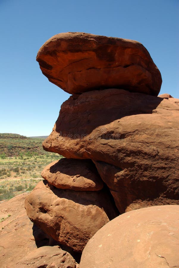 Erosion In Australian Desert Stock Photo - Image of australia, centre ...