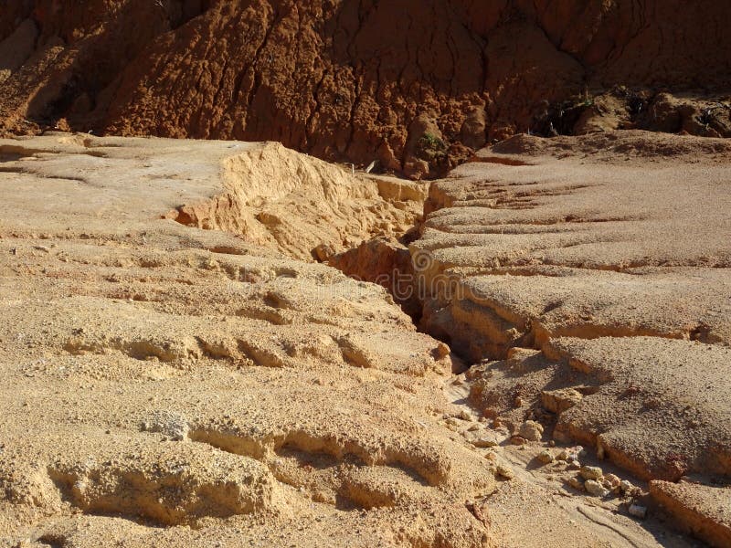 Erosion at Ground and Slopes is Caused by Rainfall. the Soil Structure ...