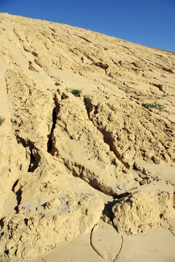 Erosion on hill stock photo. Image of deforestation, danger - 12613438