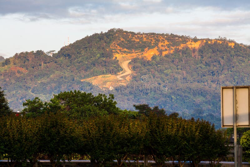 Erosion of Hill Indicating Over Development and Destroy the Environment ...